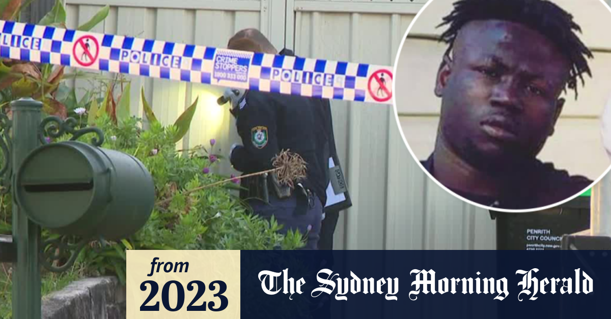 Video: Alleged killer on the run in Western Sydney