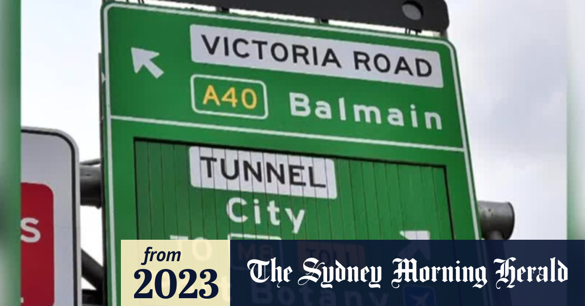 Video: NSW government promises new road signs installed at Rozelle ...