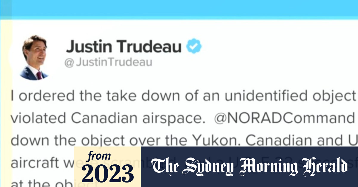 Video: High altitude object over Northern Canada shot down