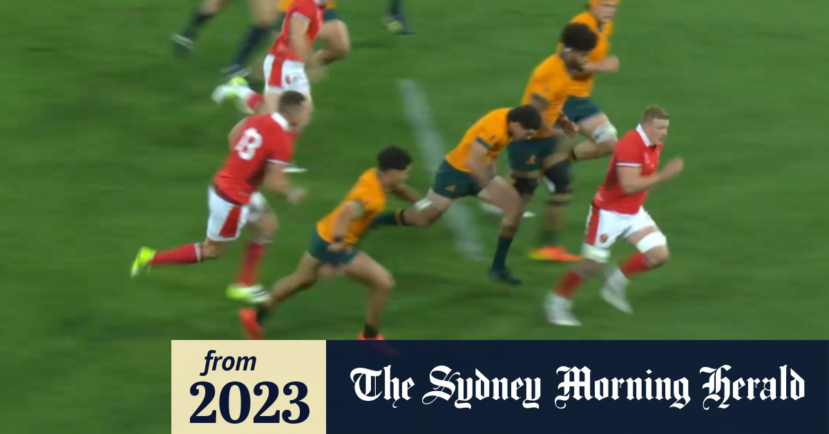 Video: Wales break Wallabies defence inside three minutes for first try