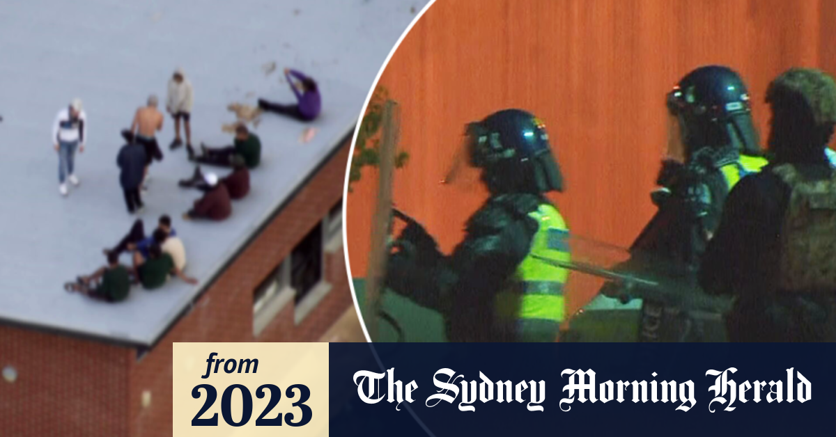 Video: Riot breaks out at Perth detention centre