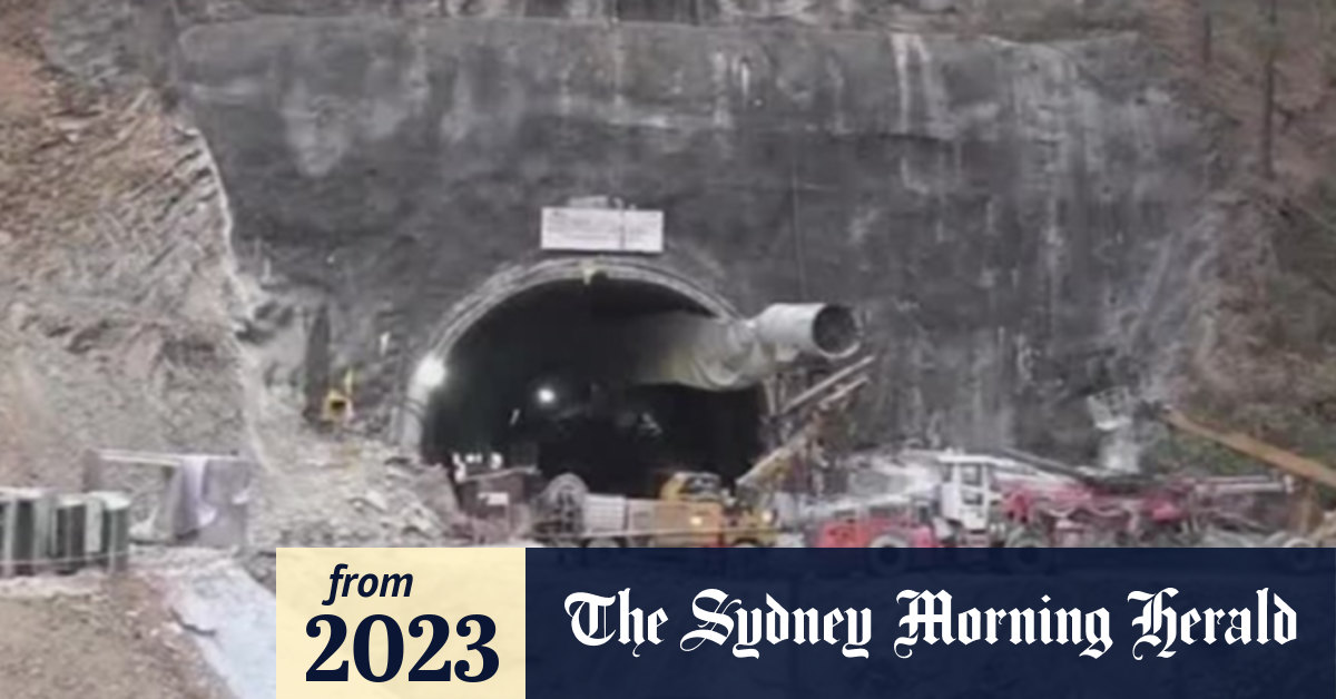 Video: Rescuers in India preparing to dig by hand to reach 41 workers ...