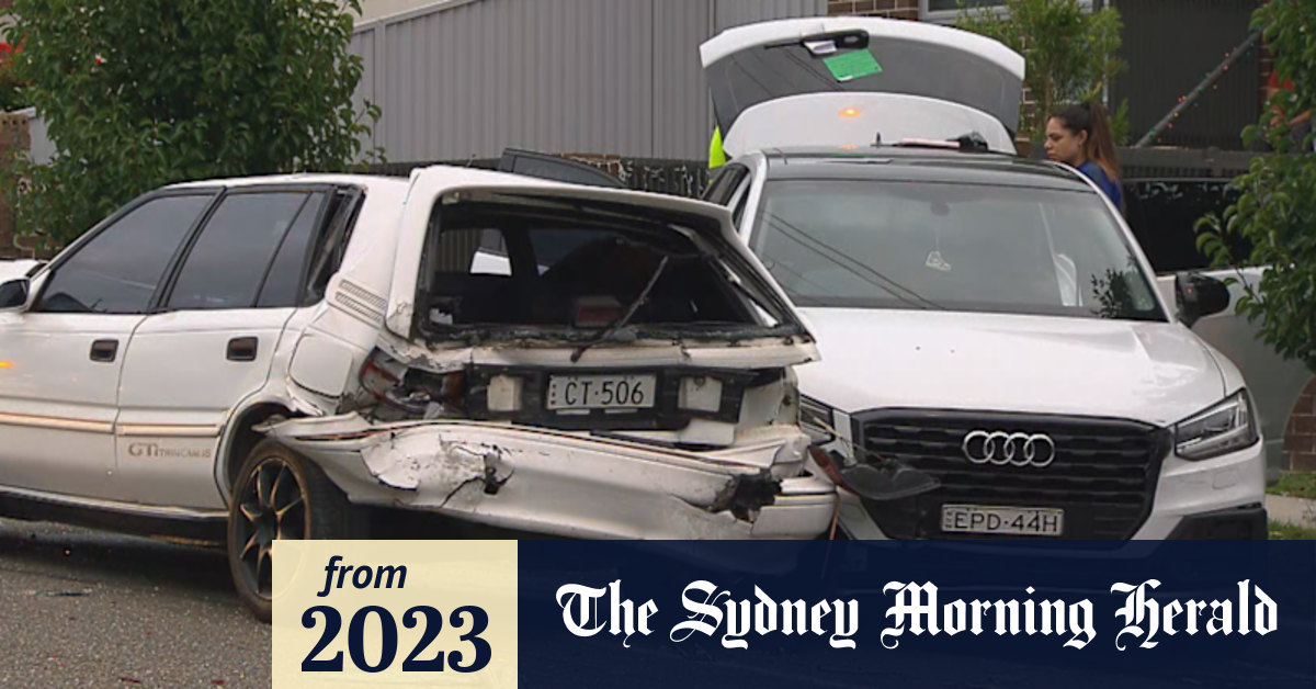 Video: Search for driver who smashed into several cars in Sydney