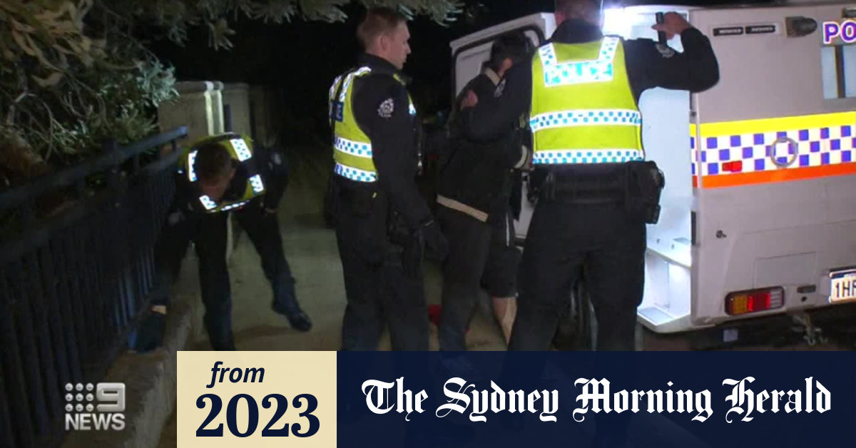 Video: Perth car chase ends in late night arrest