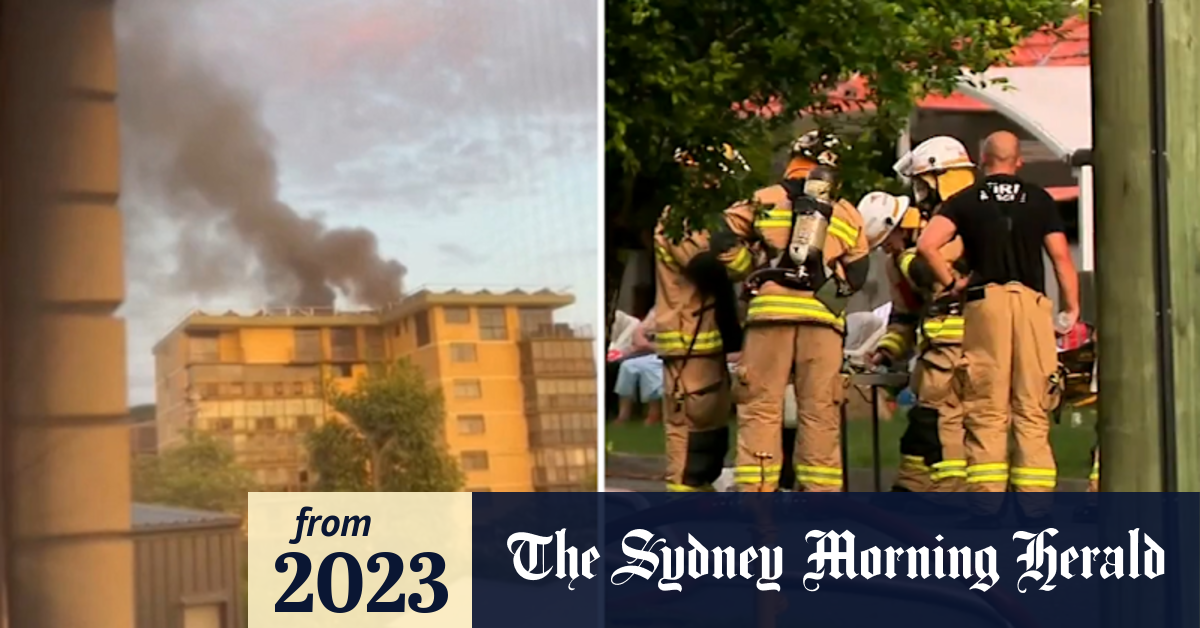 Video: Man dies after fire at Brisbane unit complex