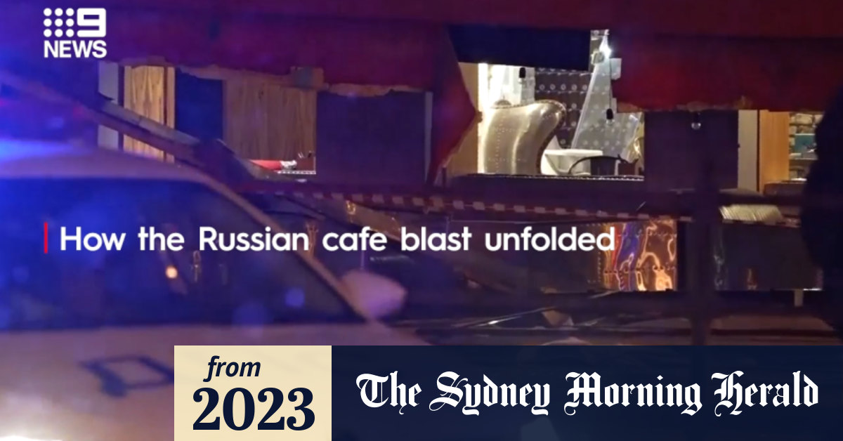 Video: How the Russian cafe blast unfolded