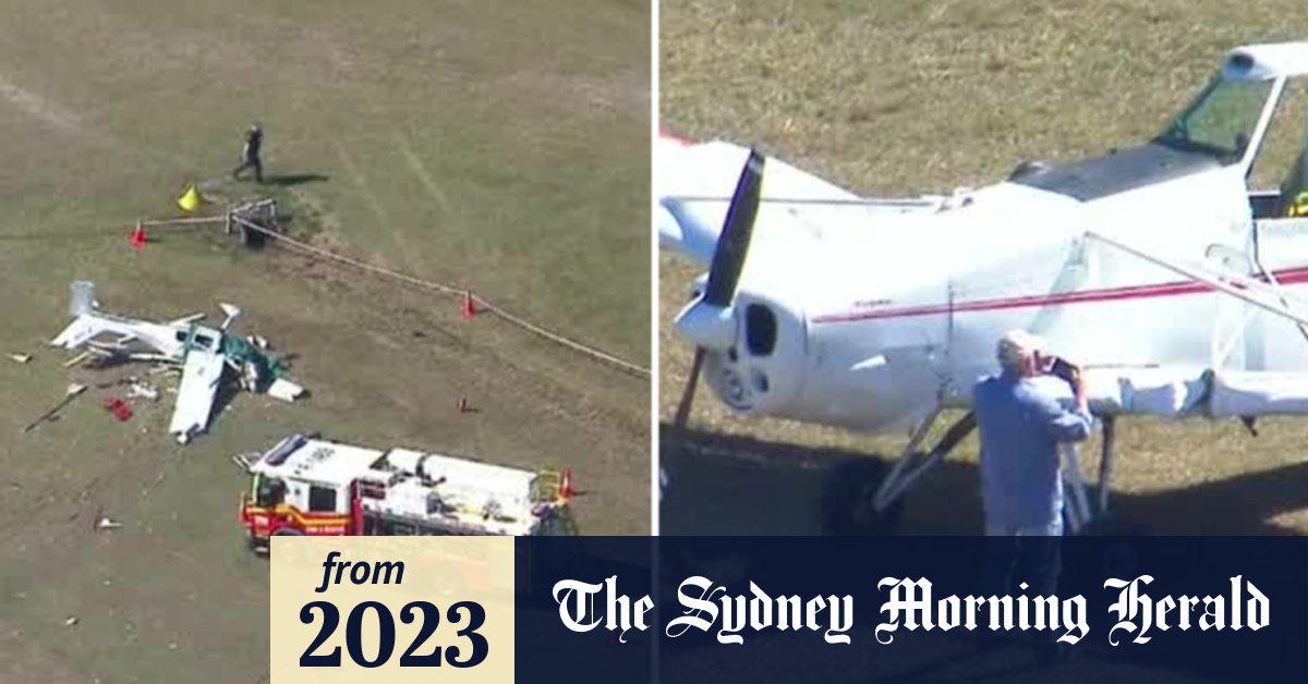 Video: Two dead after light plane crash