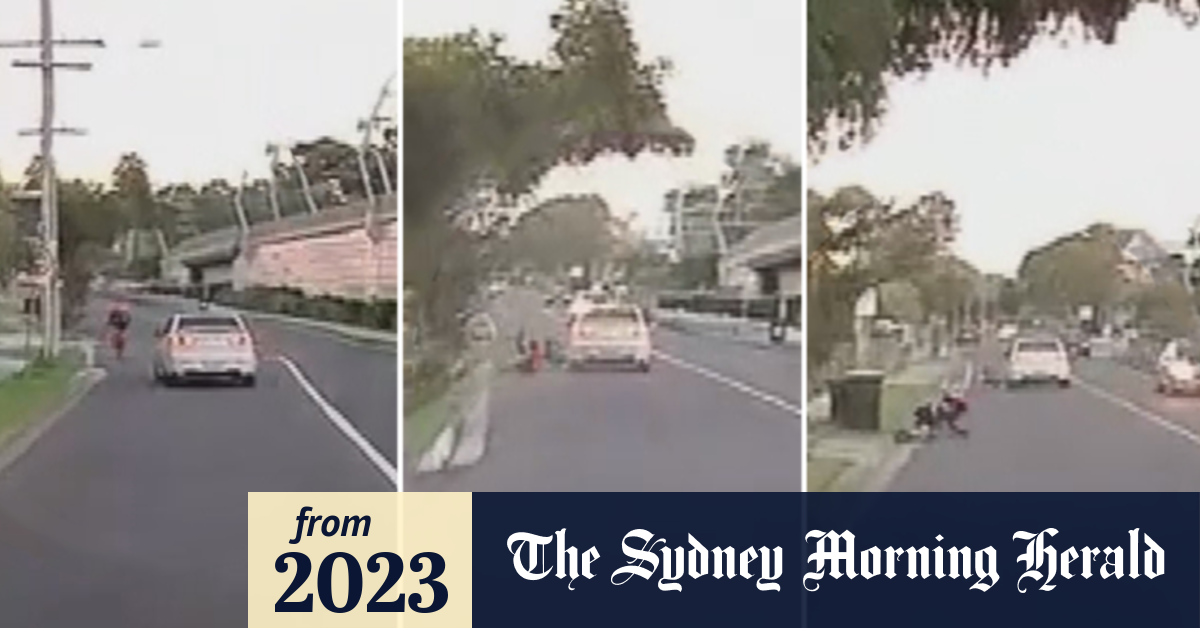 Video: Cyclist injured in alleged hit and run