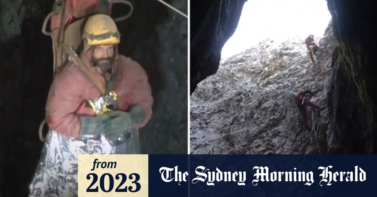 Video: American researcher rescued from Turkish cave