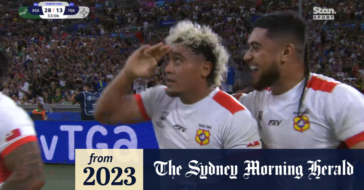 Video: South Africa vs Tonga RWC every try