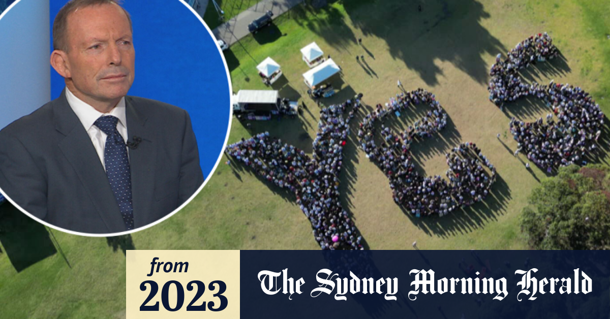 Video: Tony Abbott campaigning for No votes in the Voice referendum