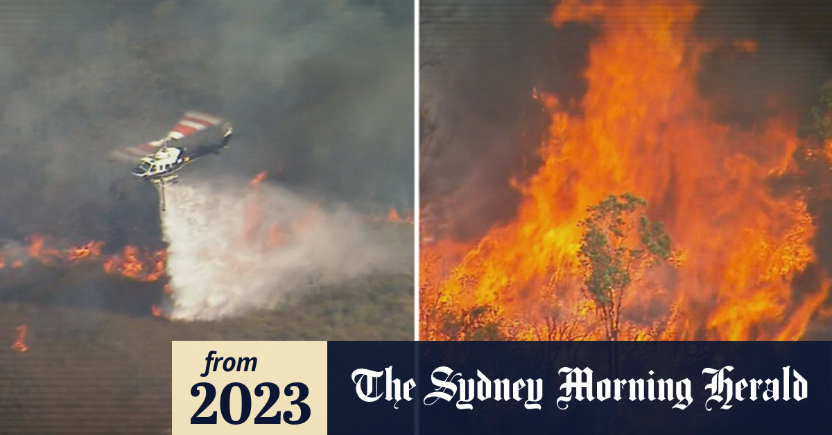 Video: Dozens of bushfires burning in Queensland as fire crews brace ...