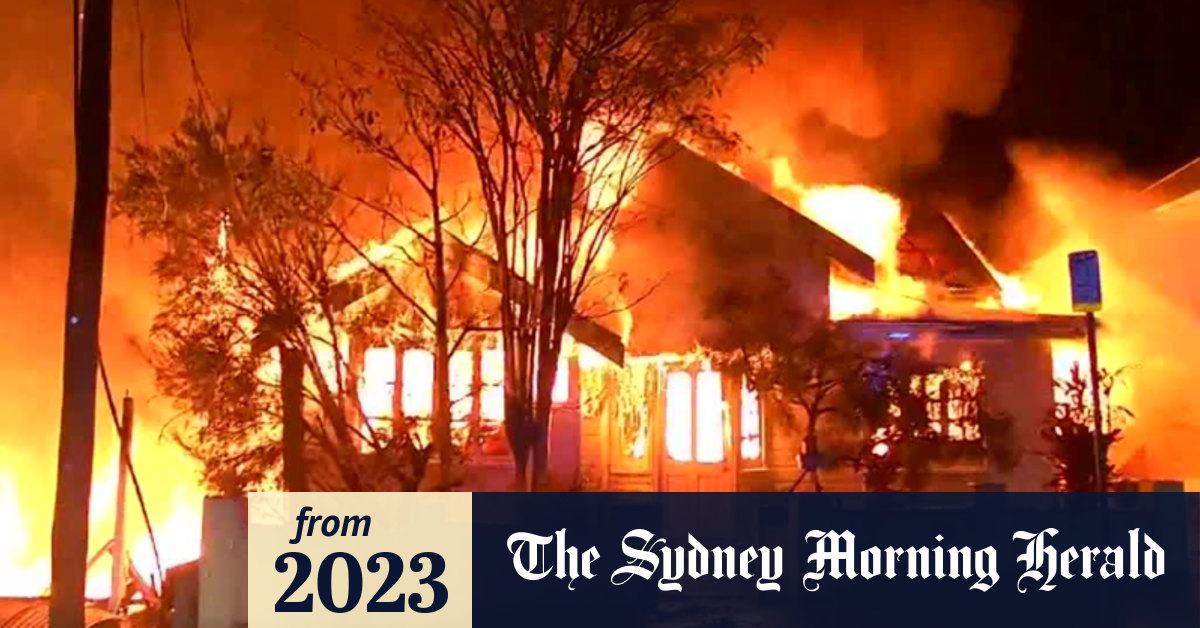 Video: Raging house fire claims three other properties