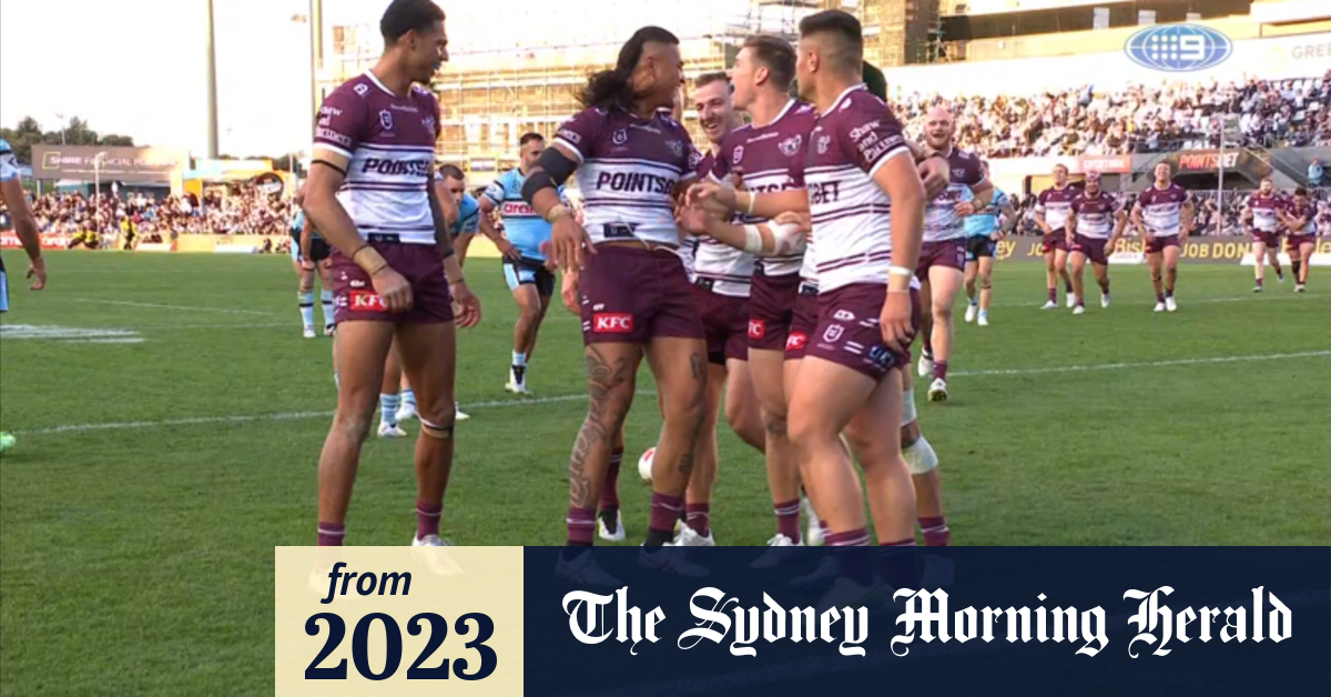 Video: Manly stars combine for superb try