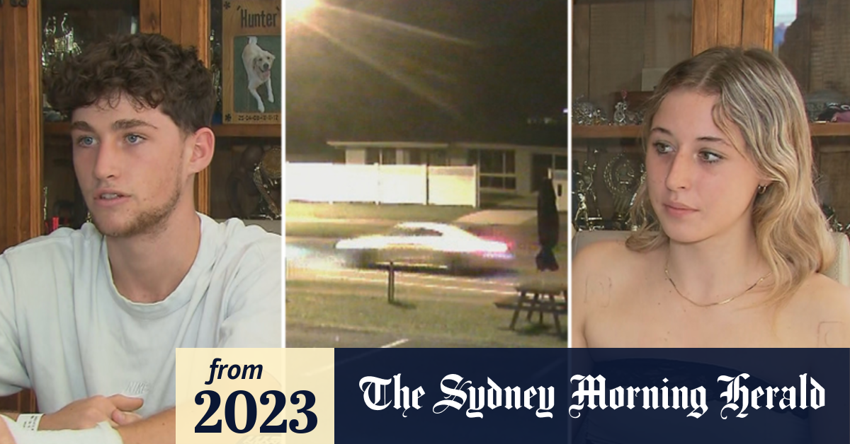 Video: Police hunt Mercedes driver who hit teens on e-scooter on Gold Coast