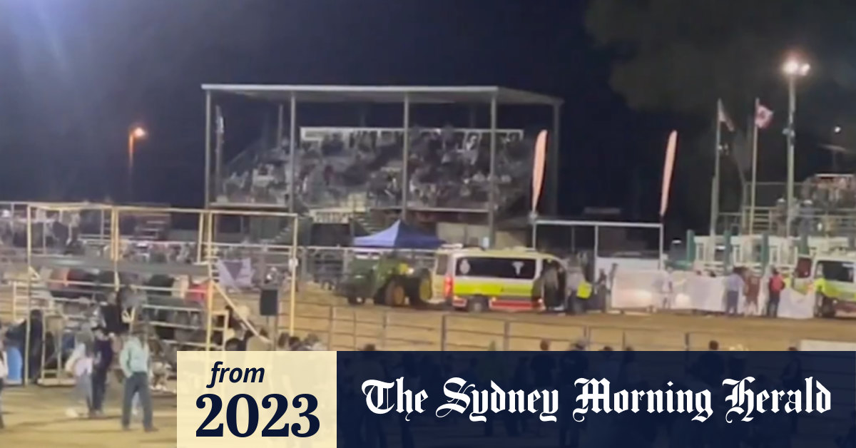 Video: Novice rodeo rider killed during Queensland show