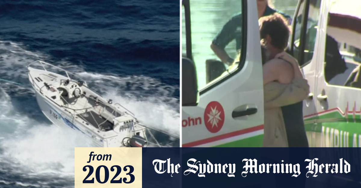 Video: Pair rescued after boat capsized off WA coast have spoken about ...
