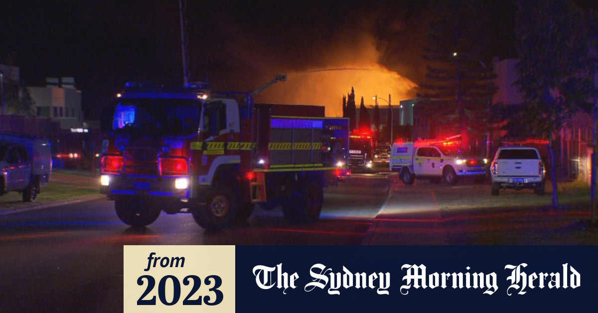 Video: Huge explosion rocks chemical warehouse in Perth's south