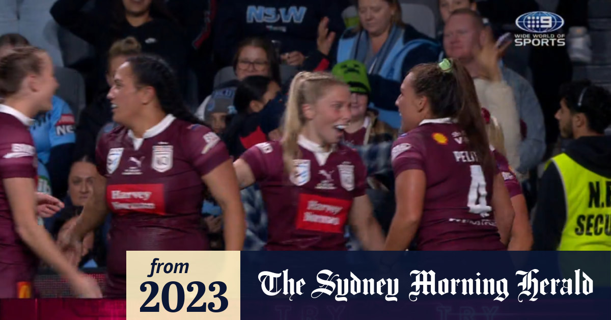 Video: Maroons go end to end to score