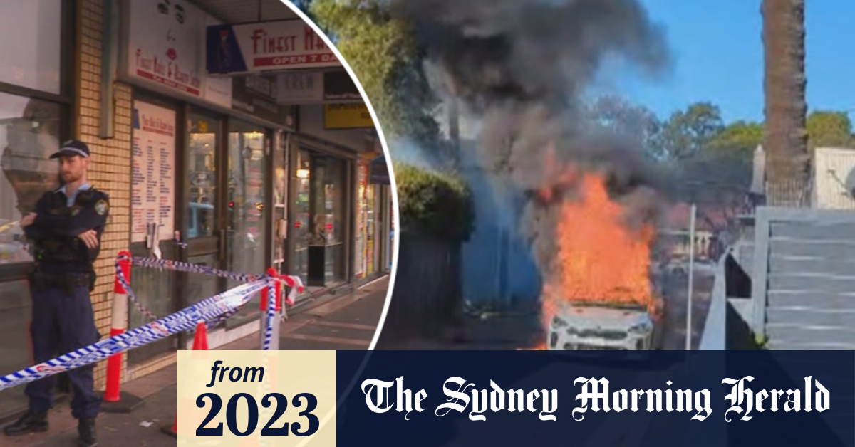 Video: Three charged over Marrickville barber shooting