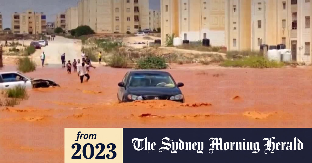 Video: Parts of Libya flood after dam collapses, killing thousands