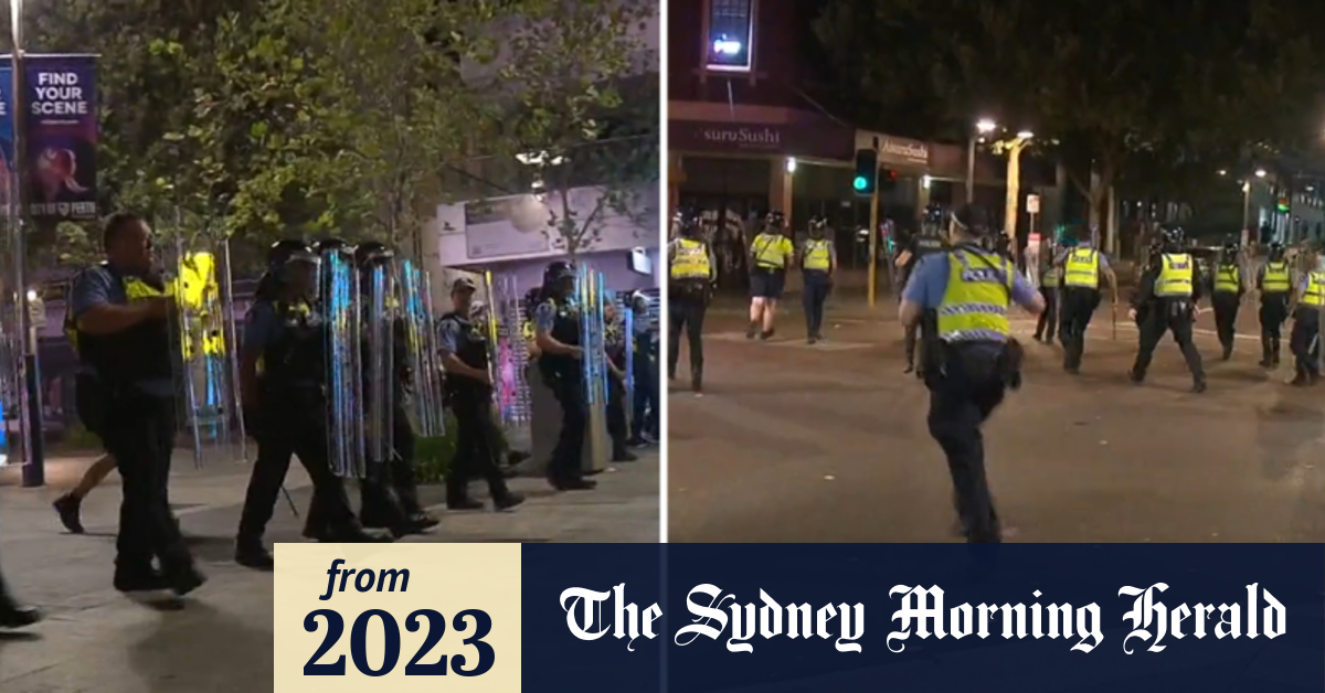 Video: Two riots break out in Perth on Australia day