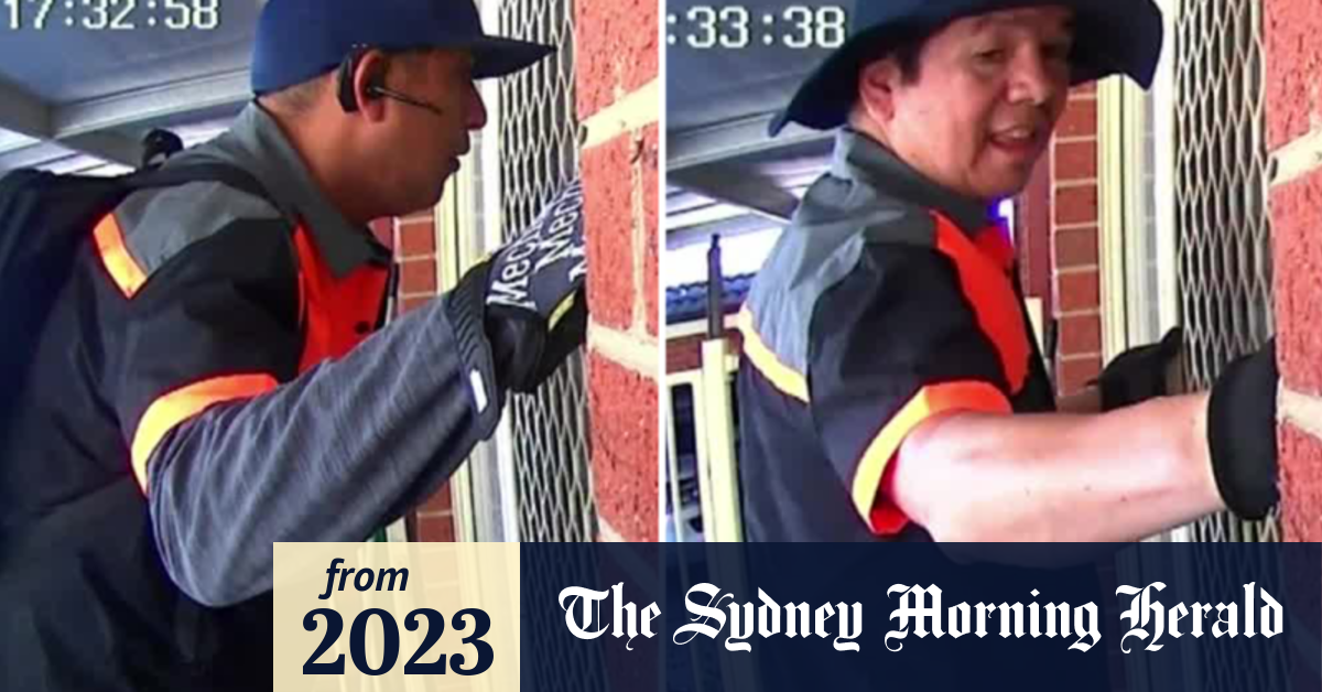 Video: CCTV released after thieves ransack home in Victoria