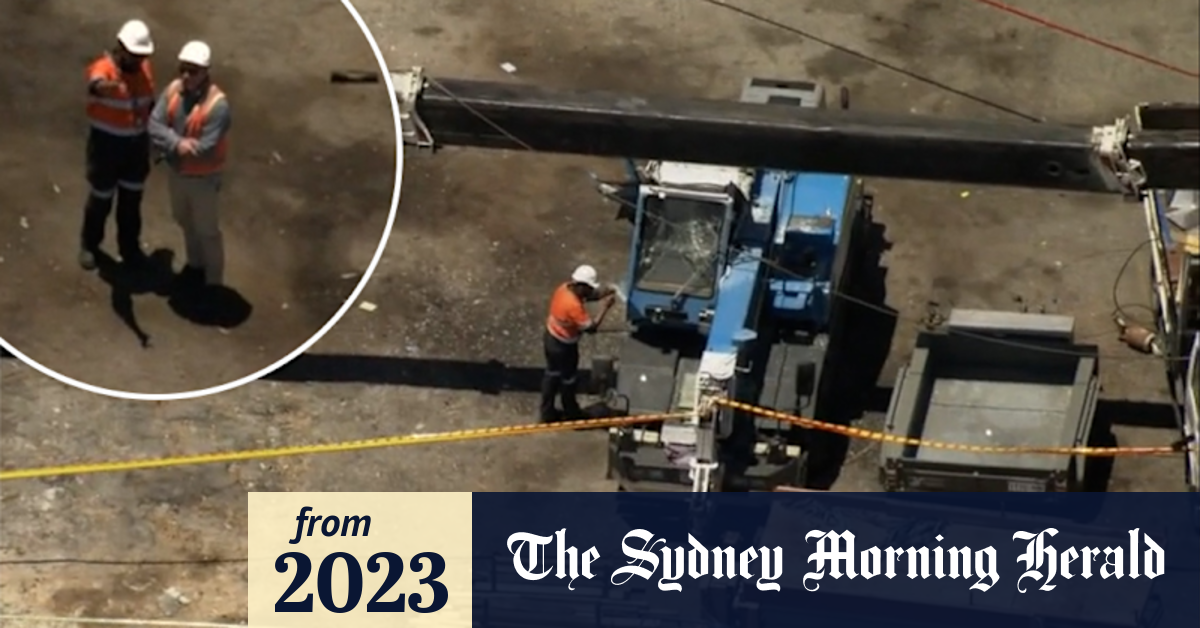 Video: Crane crash that crushed operator still under investigation