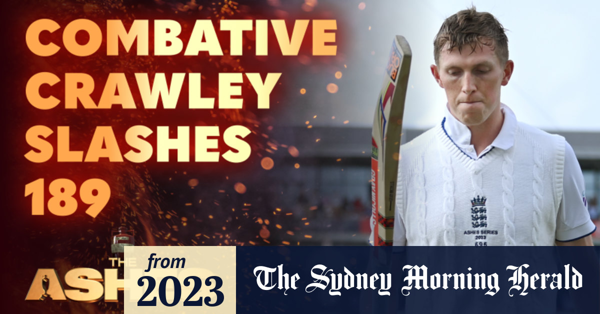 Video: Combative Crawley's memorable 189