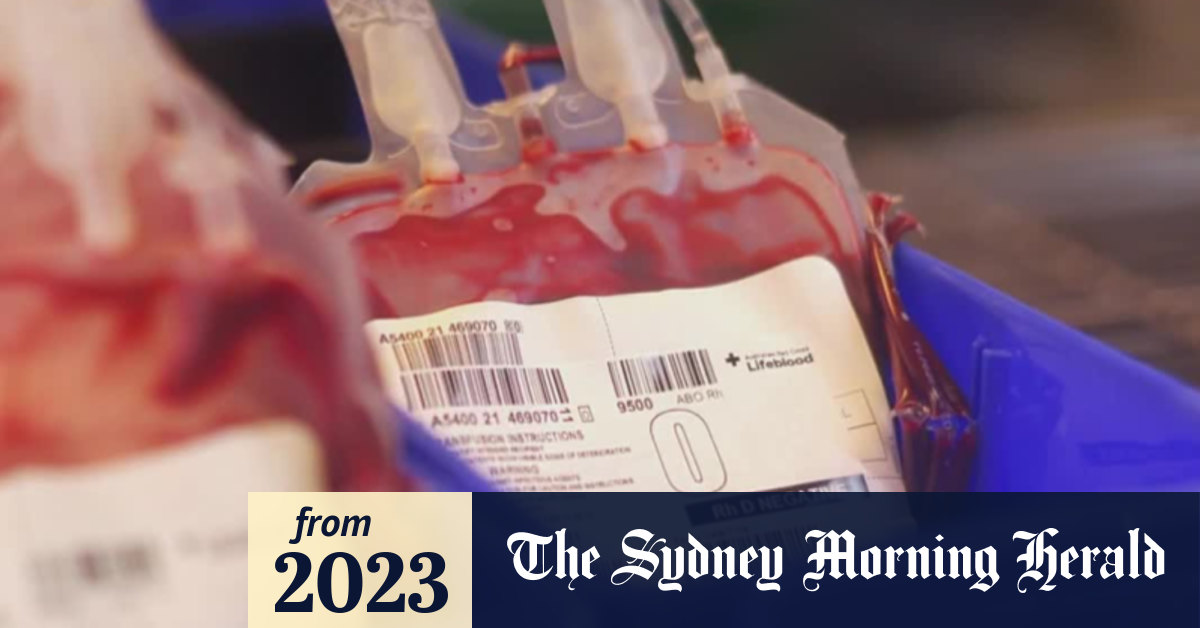 Video: Plans to broaden pool of Aussie blood donors