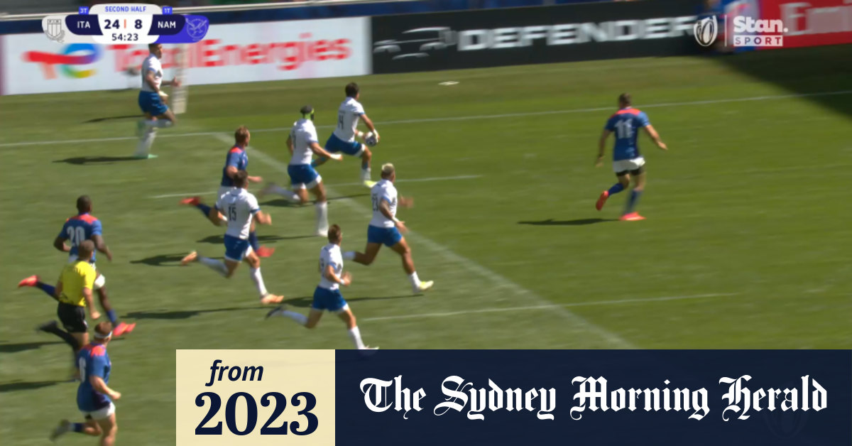 Video: Italy vs Namibia RWC highlights