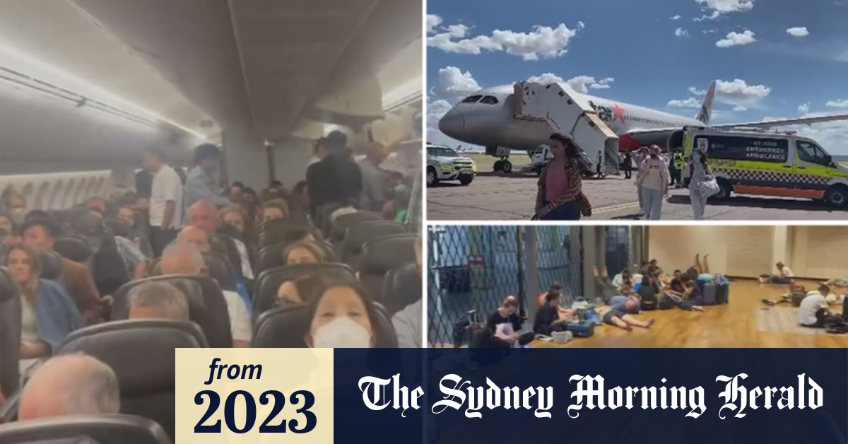 Video: Jetstar passengers stranded on plane at Alice Springs airport ...