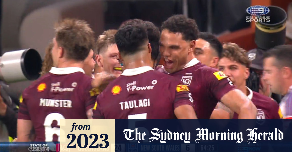 Video: Coates try seals the series for Queensland