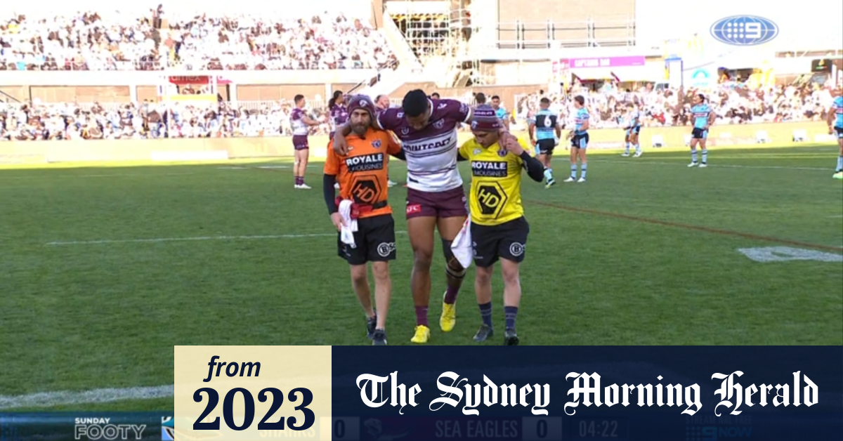 Video: Manly props departs in agony