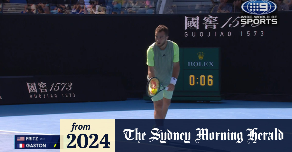Video: Australian Open Highlights: Taylor Fritz v Hugo Gaston