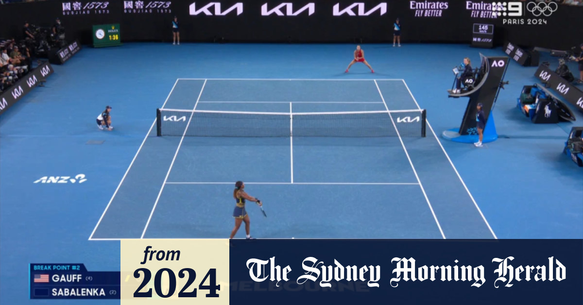 Video: Break gives Sabalenka look at final