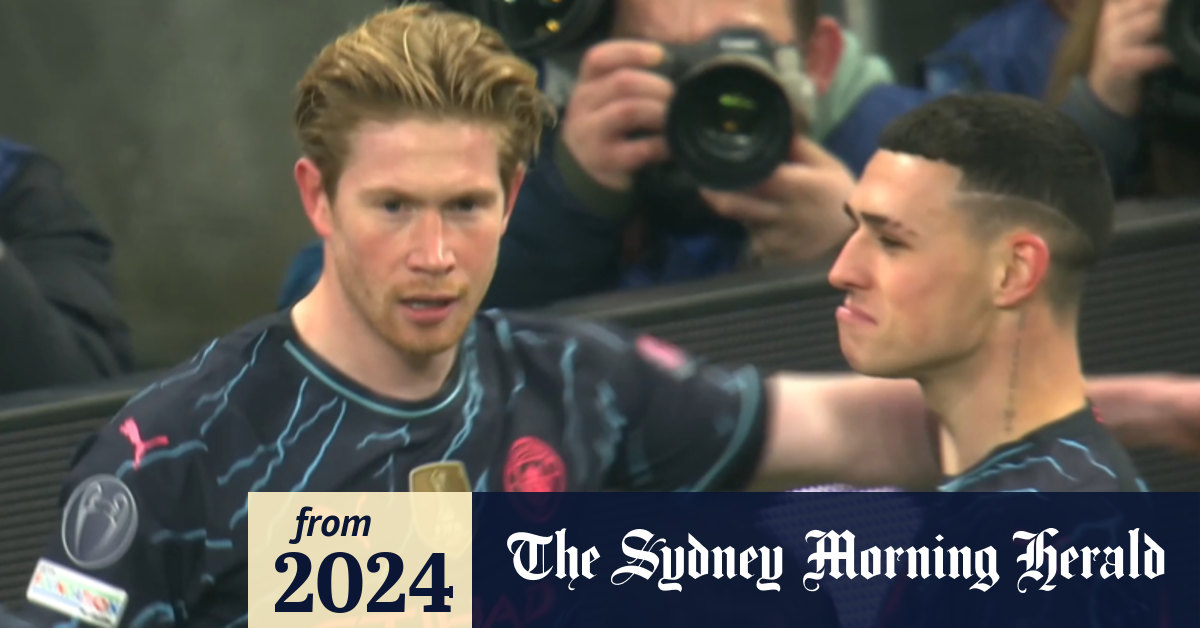 Video: Manchester City strike first against Copenhagen