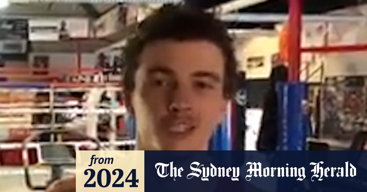 Video: Accused killer Daniel Billings at a boxing tournament