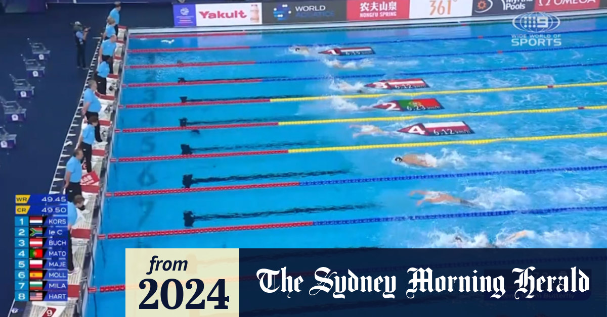 Video: Men 100m Butterfly final: Race replay - World Aquatics ...