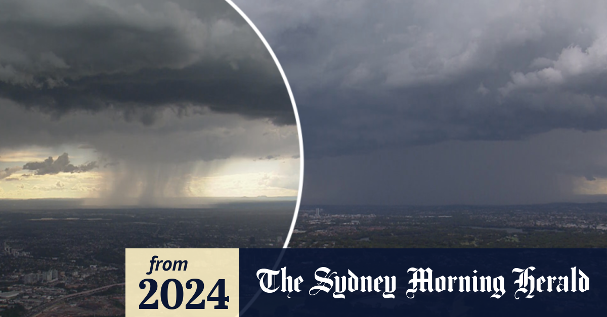 Video: Storm cells sweep across NSW
