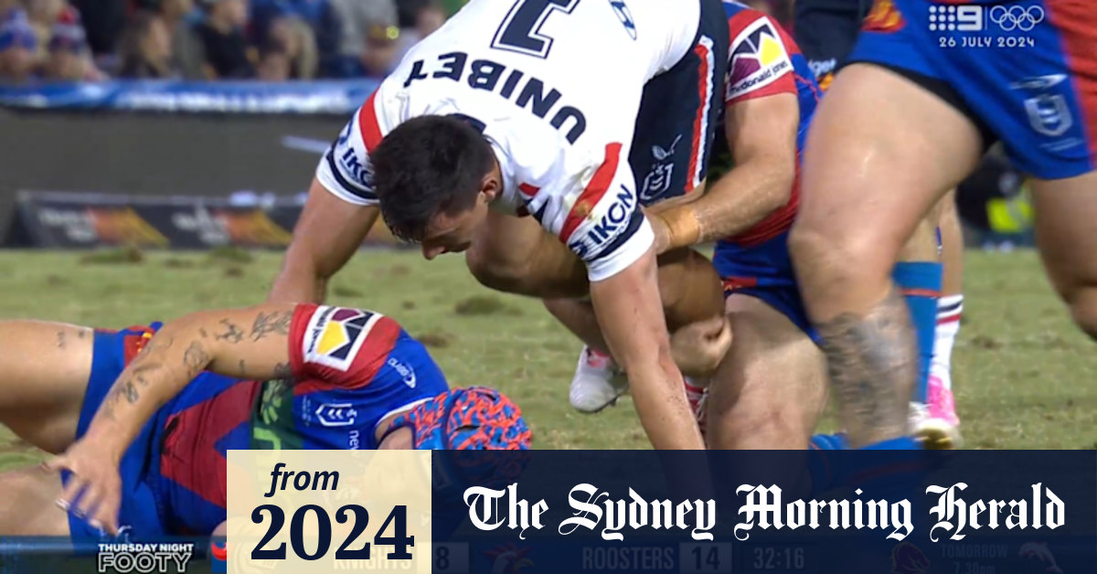 Video: Ponga's injury lets Smith stroll over