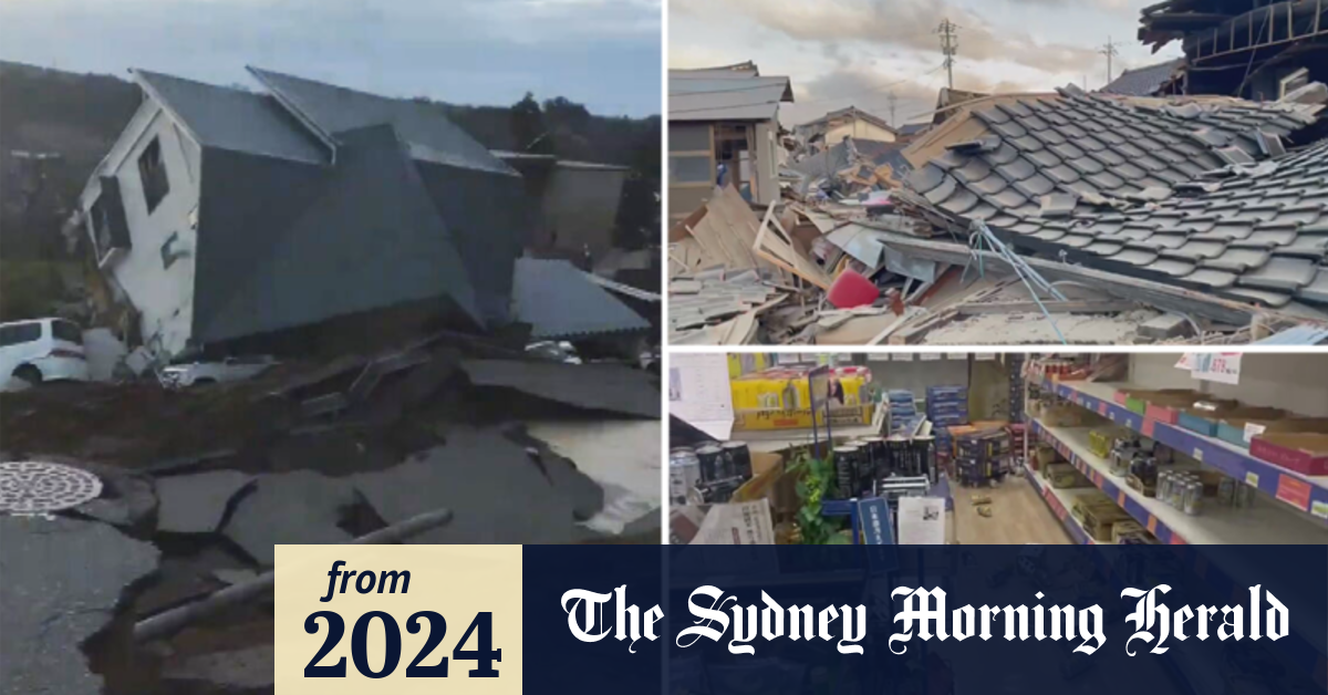 Video: Big earthquake rocks Japan