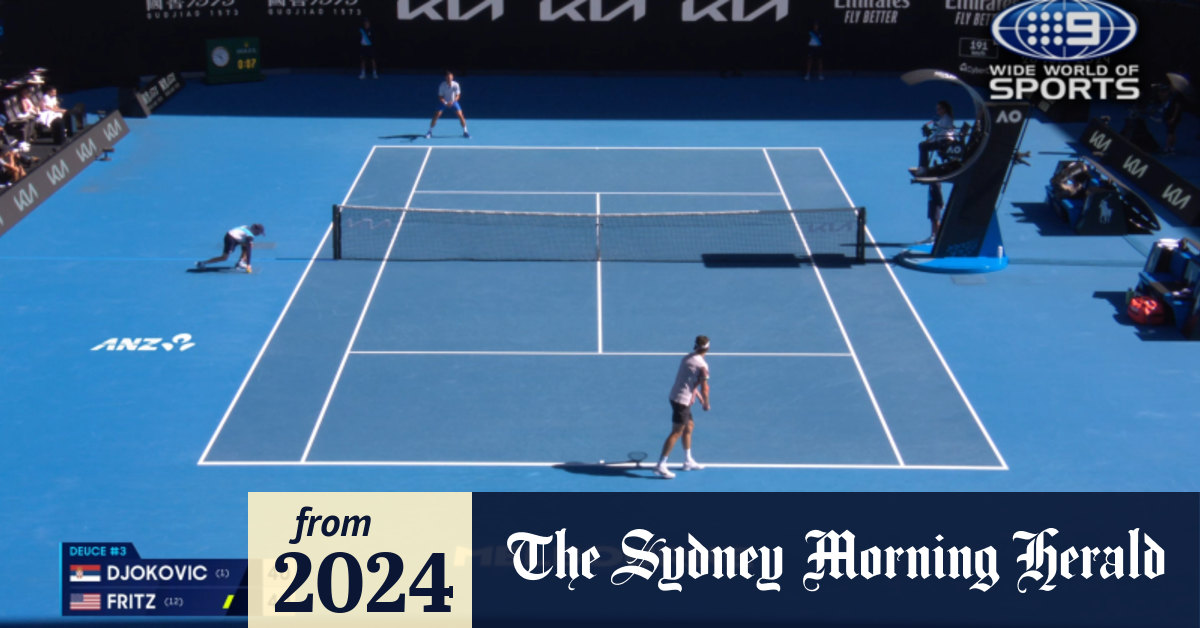 Video: Australian Open Highlights: Novak Djokovic v Taylor Fritz