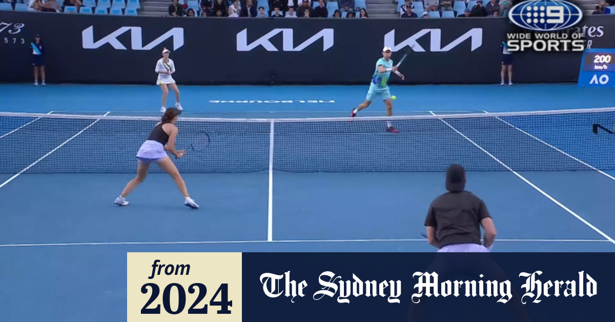 Video: Australian Open Highlights: Hunter & Ebden v Fourlis & Harris