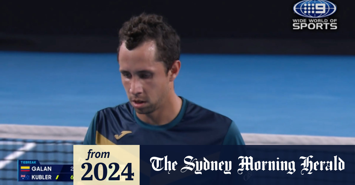Video: Australian Open Highlights: Daniel Elahi Galan v Jason Kubler