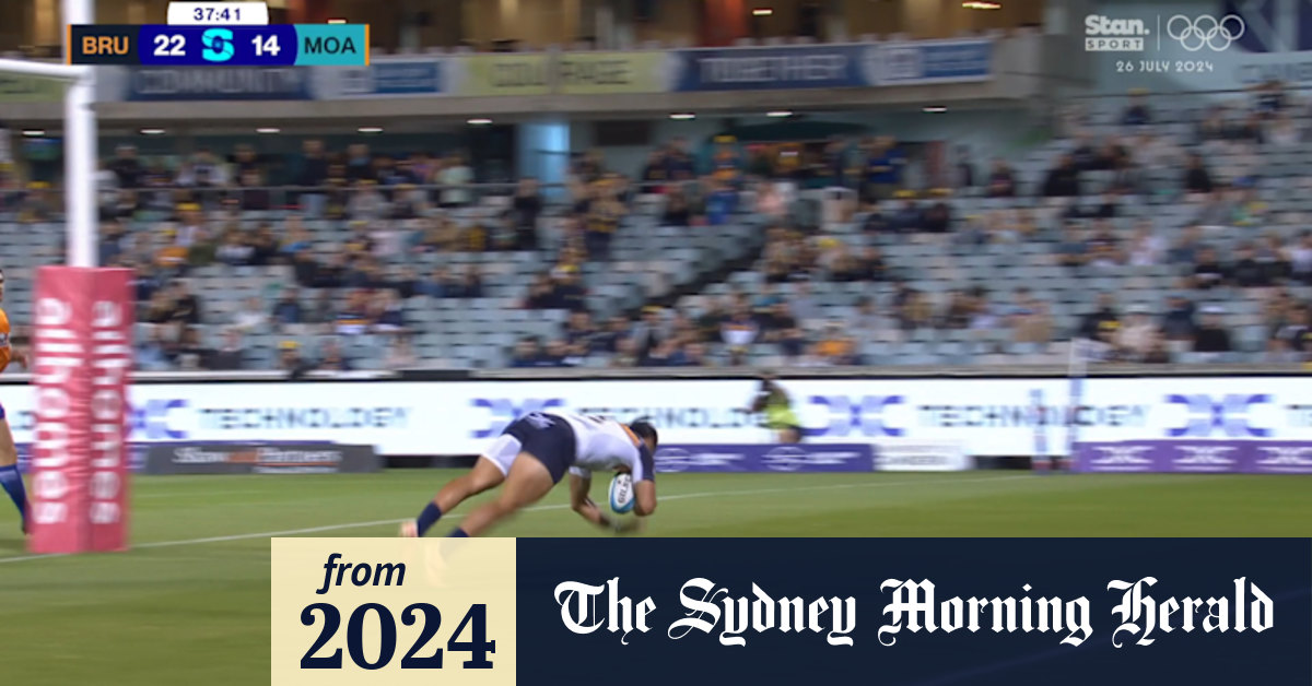 Video: Tom Wright's tremendous Brumbies try