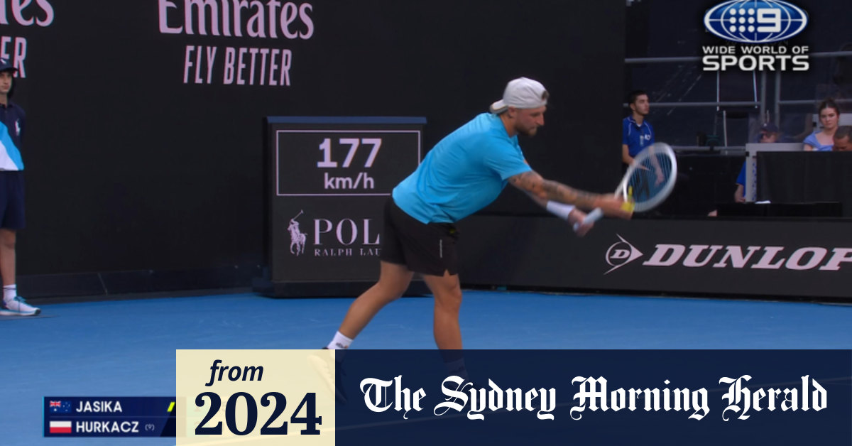 Video: Australian Open Highlights: Omar Jasika v Hubert Hurkacz