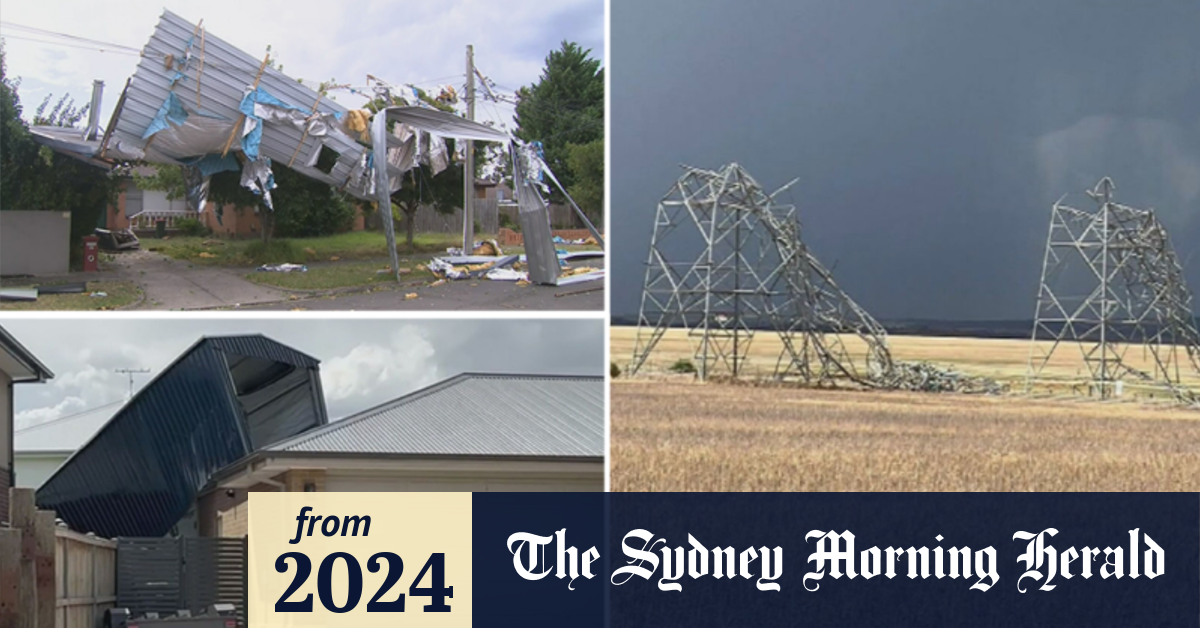Video: Hundreds of thousands without power in Victoria