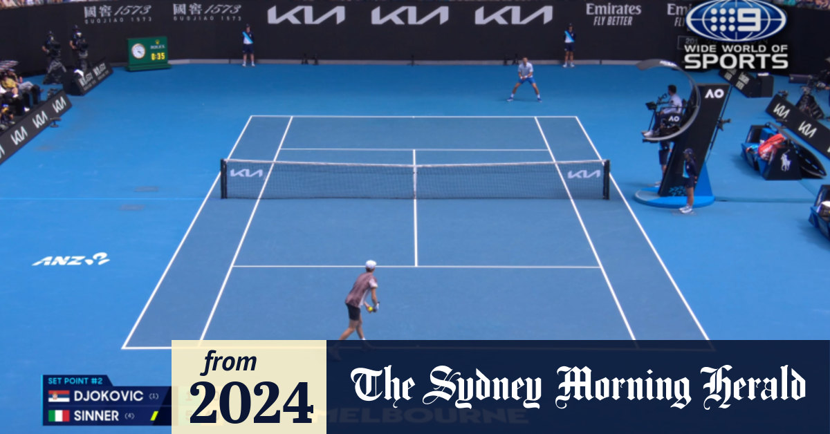 Video: Australian Open Highlights: Novak Djokovic v Jannik Sinner