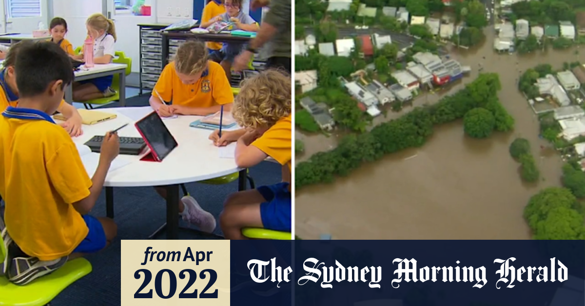 Video: Six Queensland schools devastated by floods reopen for school term